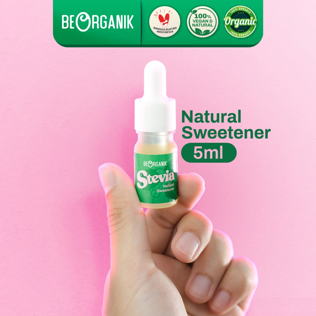 Jual Beorganik Stevia Liquid 5ML Natural Sweetener | Pemanis Alami ...