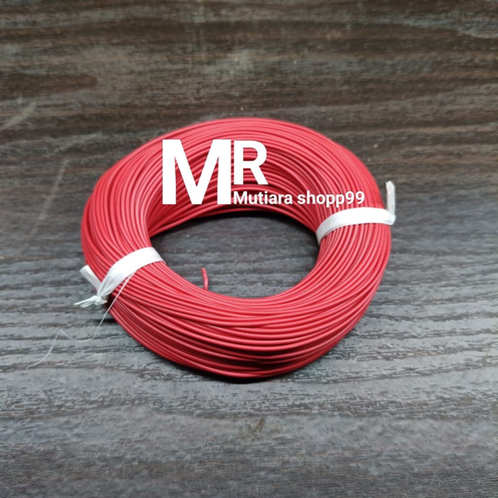 Jual Kabel 1x10 panjang 50 meter warna (MERAH) | Shopee Indonesia