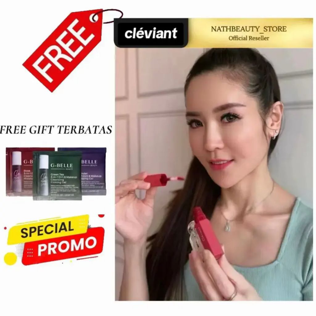 Jual Cleviant Hydrating Moist Lip | Lip Velvet | Lip Serum Tint | Lip ...