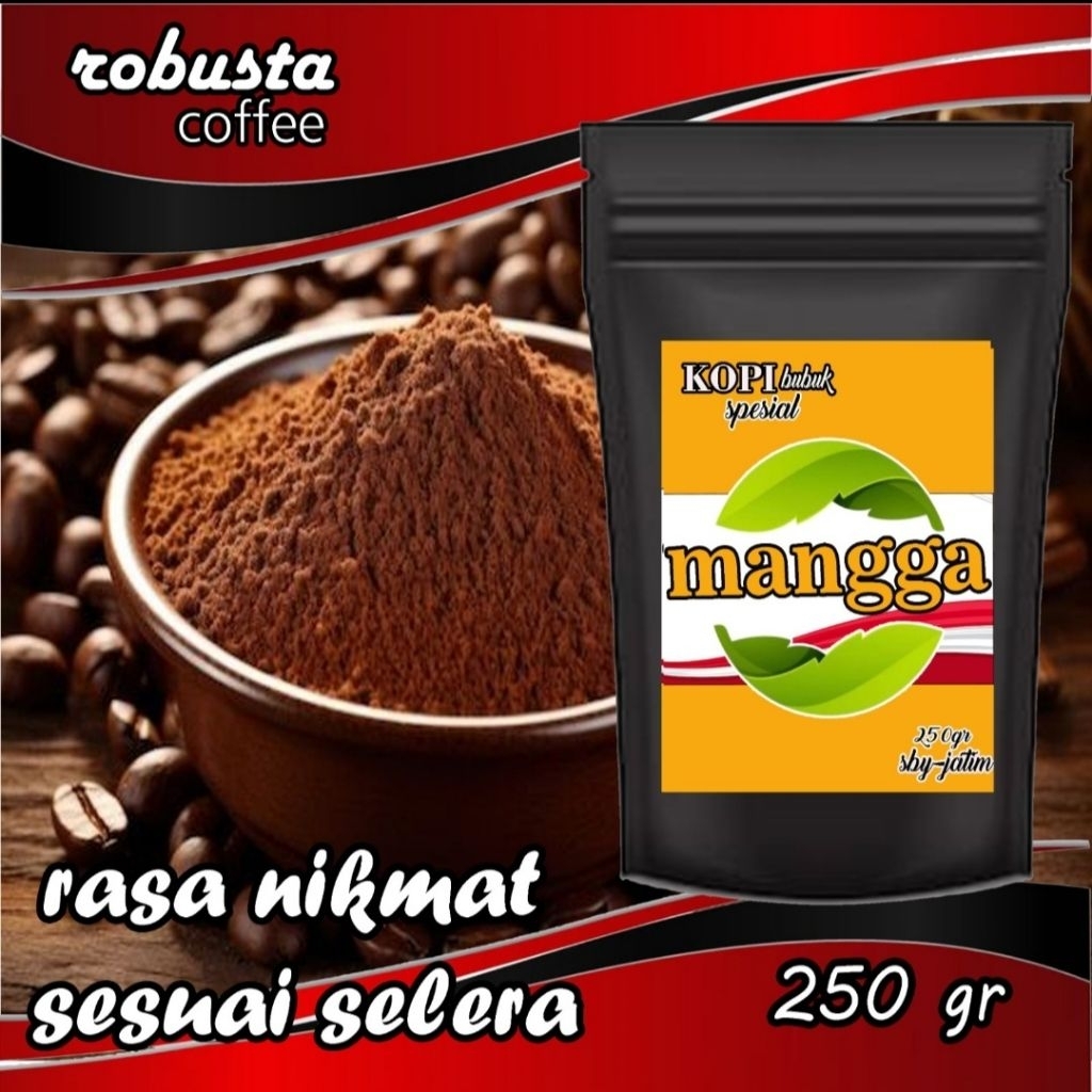 Jual spesial kopi bubuk robusta mantab cita rasa kopi beraroma khas ...