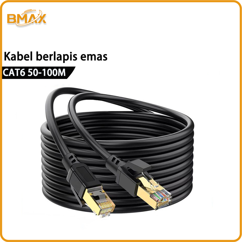 Jual Kabel LAN Outdoor CAT6 Support POE High Quality Panjang 50/60/70 ...