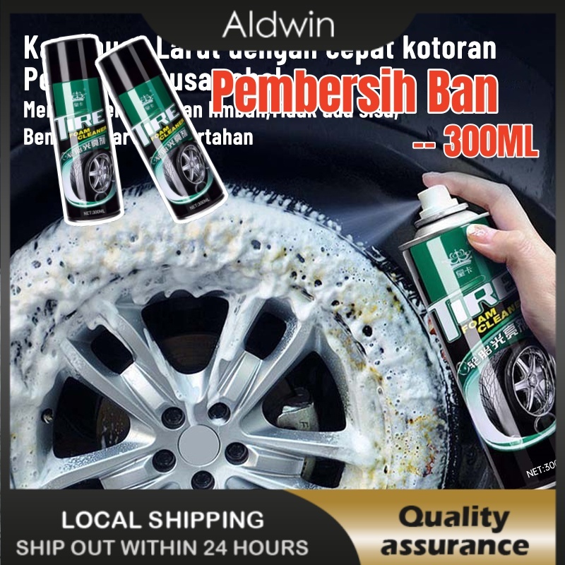 Jual 300ML Tire Foam Cleaner Pembersih Dan Semir Ban Mobil Motor ...