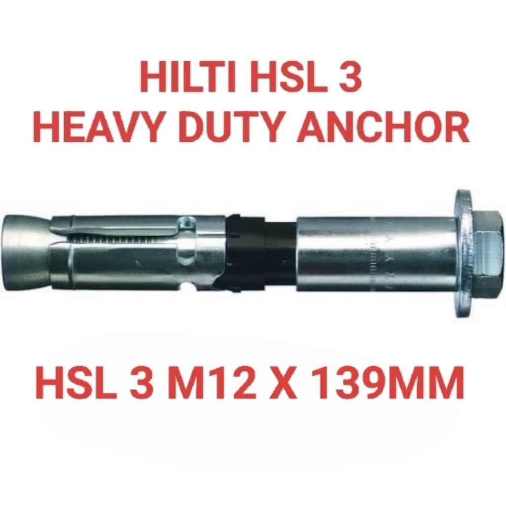 Jual HILTI HSL 3 M12 X 139MM HEAVY DUTY ANCHOR | Shopee Indonesia