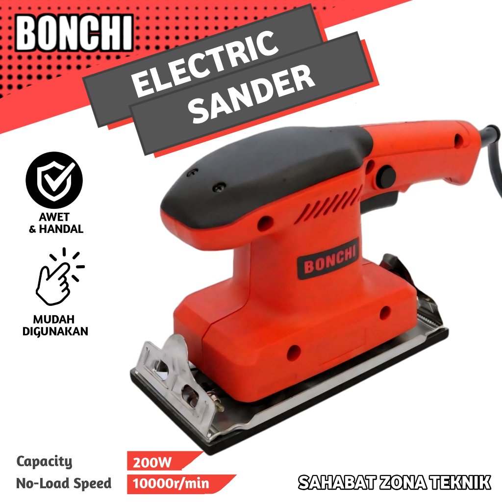 Jual Mesin Amplas Kayu Finishing Electric Sander Orbital 9035 | Shopee ...