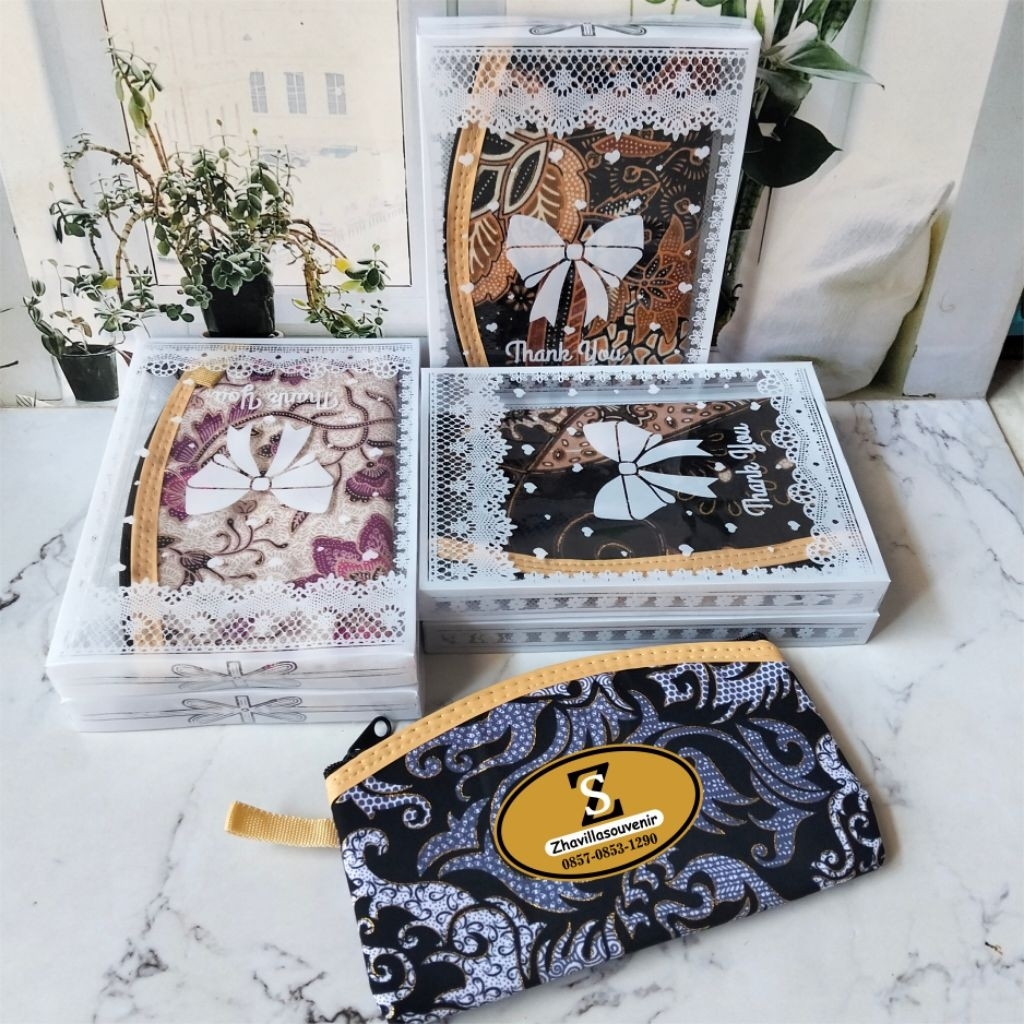 Jual Souvenir Cantik Dompet Batik Kemas Mika Uk:10x16cm | Shopee Indonesia