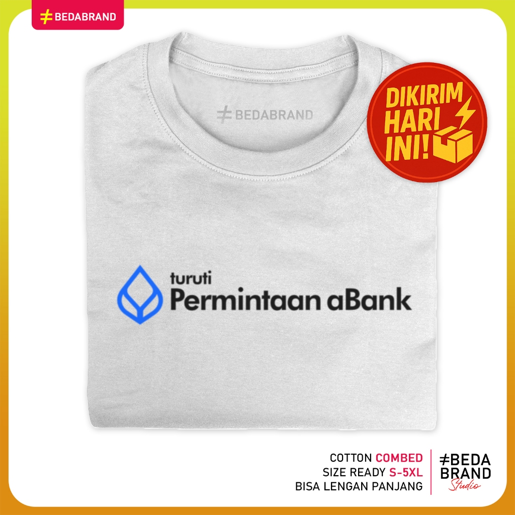 Jual Kaos Plesetan Parodi Logo Brand Unik - Turuti Permintaan Abank ...