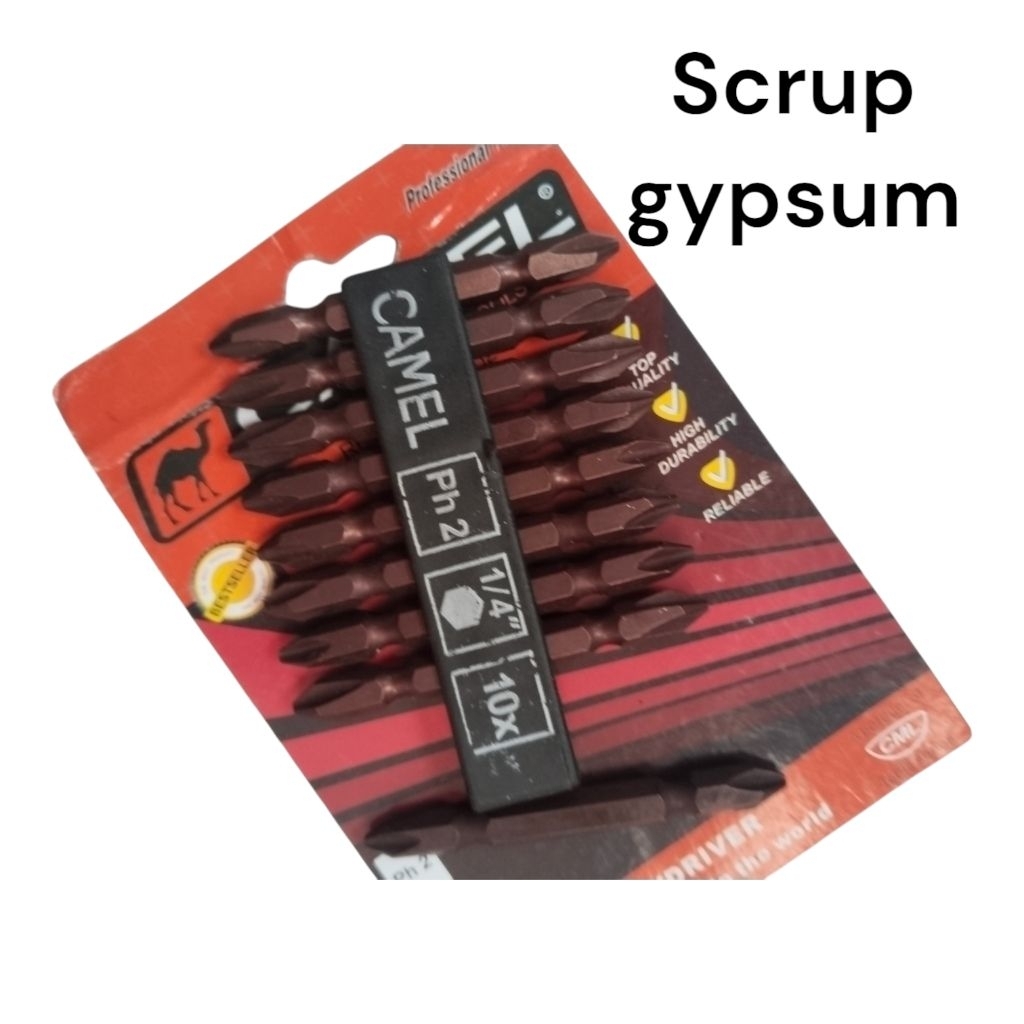 Jual mata obeng scrup gypsum harga per 1 pcs | Shopee Indonesia