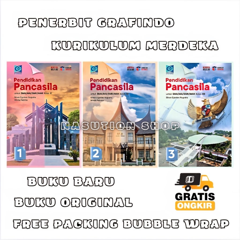 Jual BUKU PENDIDIKAN PANCASILA SMA KELAS 1 2 3 / 10 11 12 GRAFINDO KURIKULUM MERDEKA ORIGINAL ...