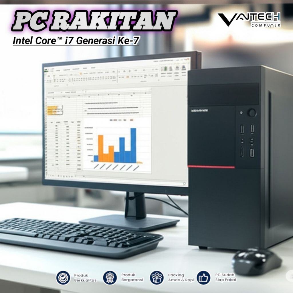Jual PC Core i7 7700 Generasi ke-7 - Komputer Rakitan Siap Pakai ...
