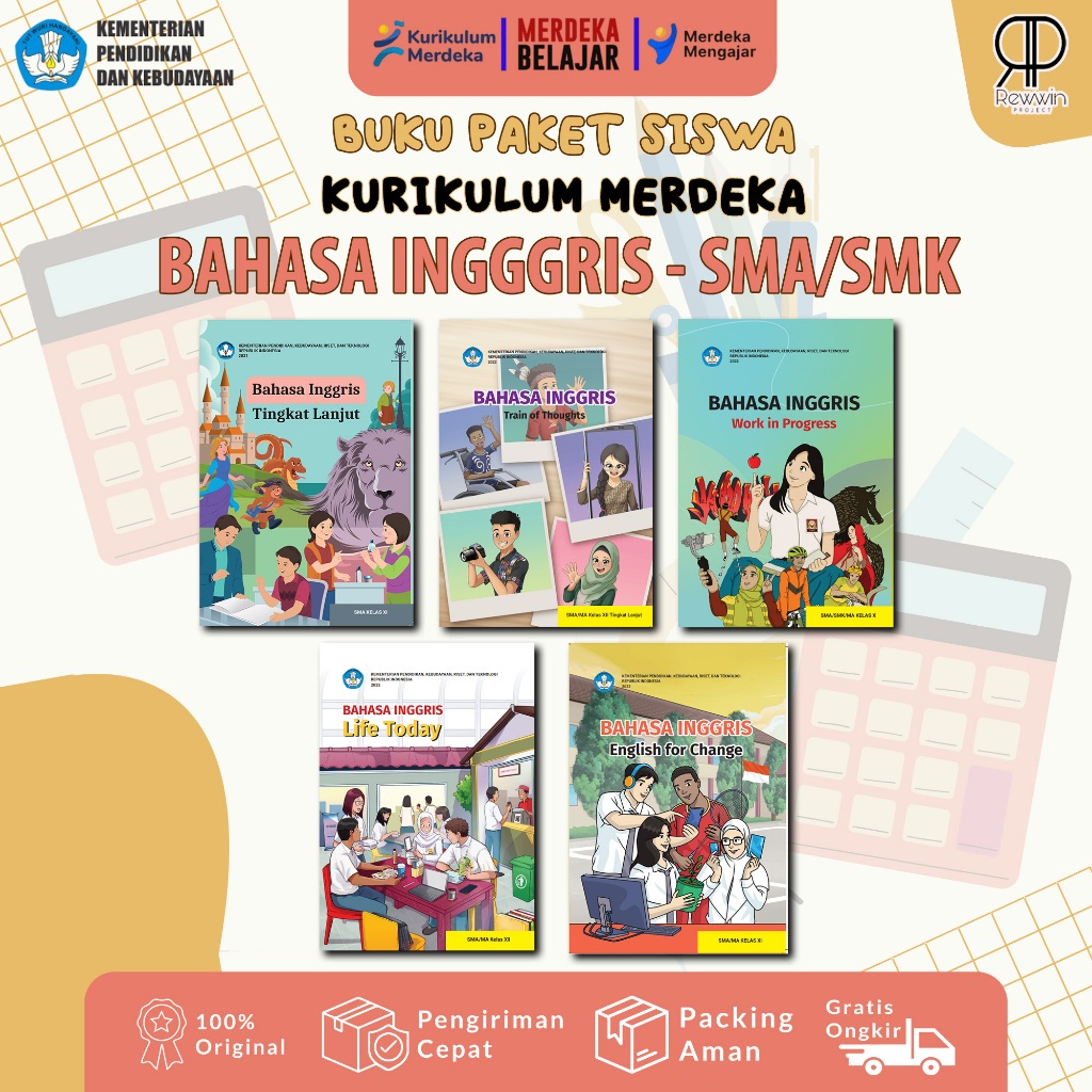 Jual Buku Bahasa Inggris SMA/SMK Kelas 10–12 | Kurikulum Merdeka | Materi & Soal Lengkap ...