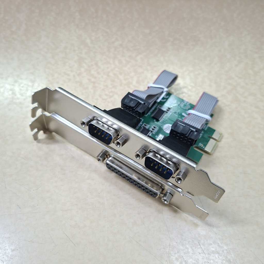 Jual PCIE PCI Express I/O Card Port Serial R232 Port Paralel Netline ...