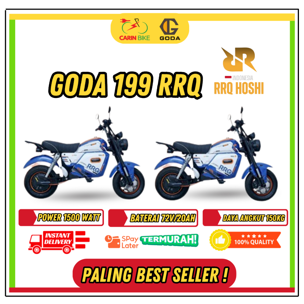 Jual SEPEDA LISTRIK GODA 199 MAX MECHA KINGKONG RRQ EDITION | Shopee ...