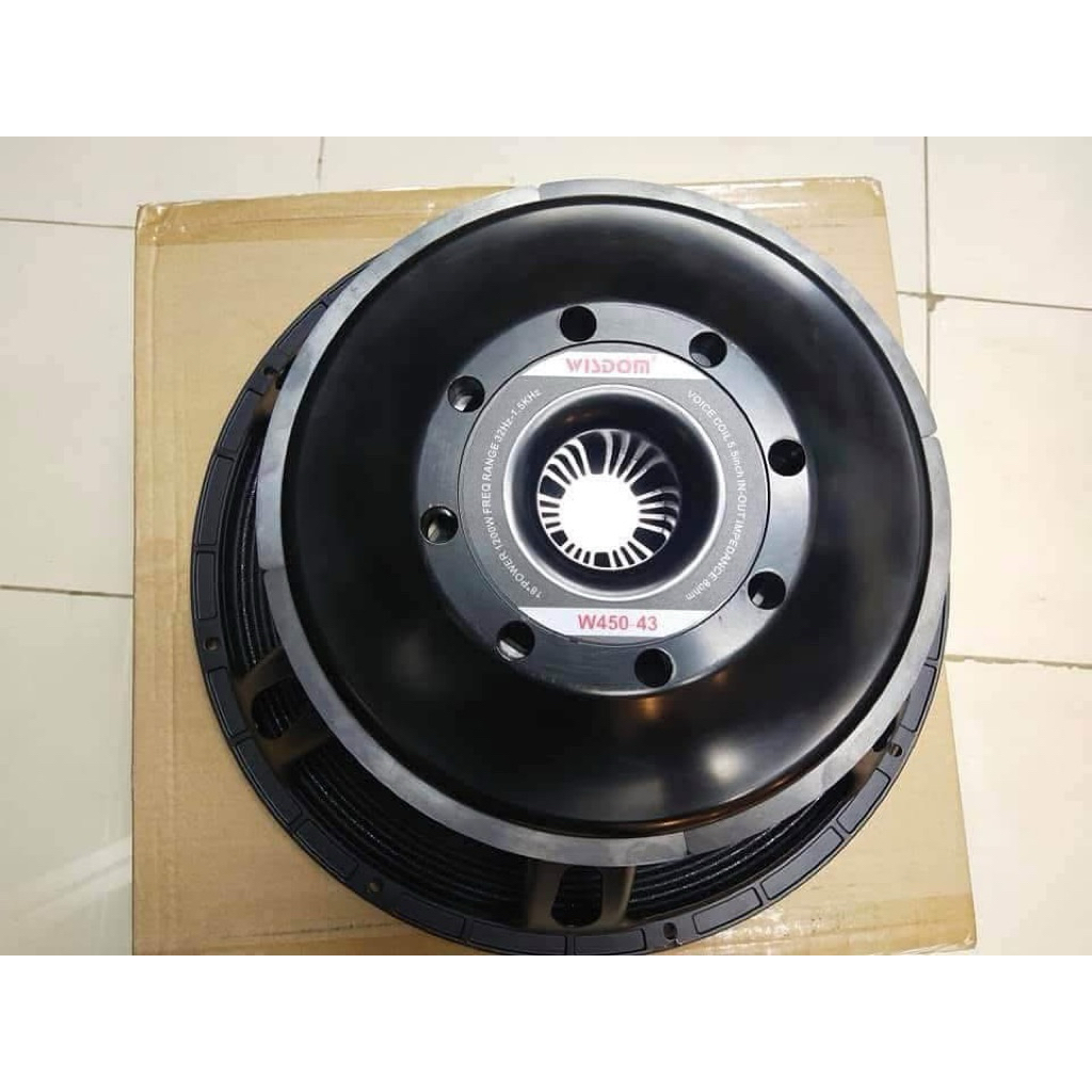 Jual Speaker wisdom 18 inch in w450-43 w450 43 original | Shopee Indonesia