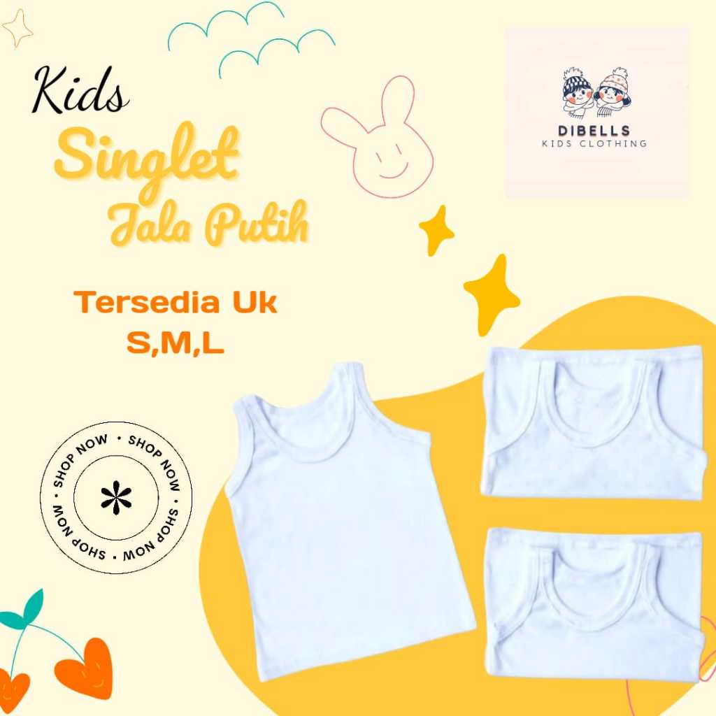 Jual Singlet Bayi Jala Putih – Lembut & Adem untuk Si Kecil - FREE ...
