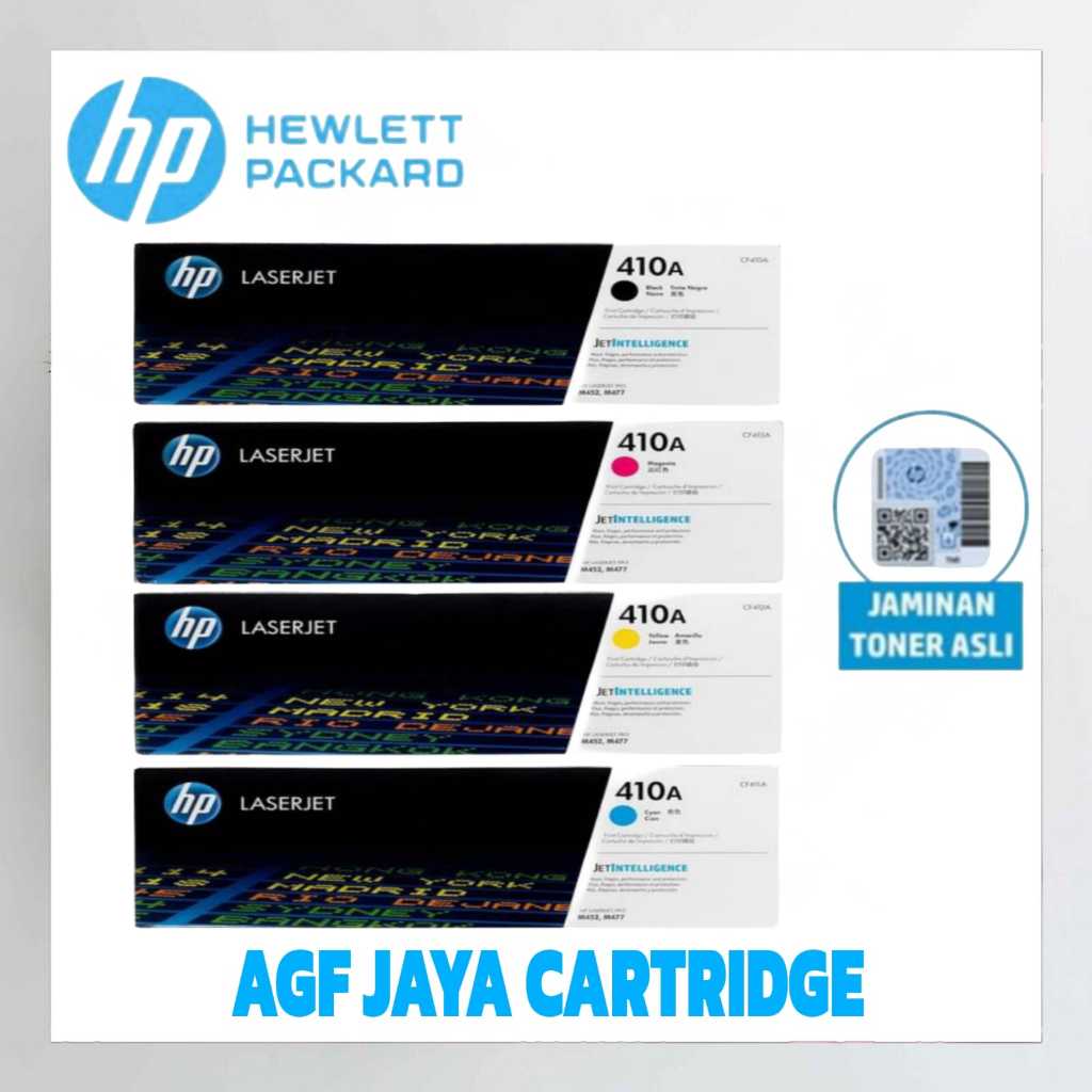 Jual HP LaserJet 410A Toner Original 1 Set ( BK.M.C.Y ) Cartridge ...