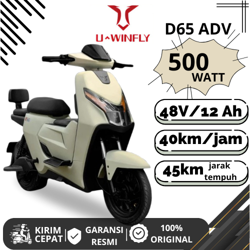 Jual Sepeda Listrik Uwinfly D65 ADV 500Watt Sepeda Listrik Terbaru 2025 ...