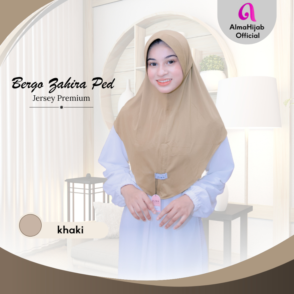 Jual ALMA HIJAB - Bergo Instan Zahira Ped Jersey Premium // Bergo ...