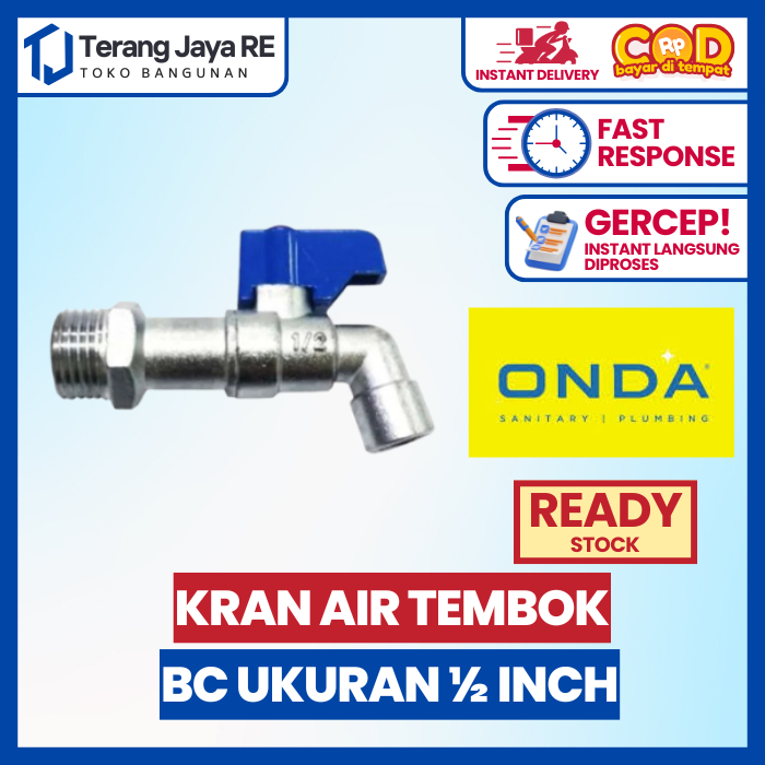 Jual Kran Air / Kran Taman / Kran Cebol ONDA ORIGINAL Type BC 1/2 Inch ...