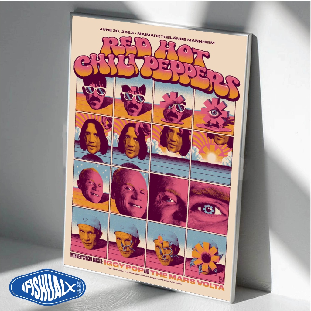 Jual Poster Hiasan Dinding Aesthetic Bingkai Figura Kayu Premium Seri Musisi RHCP - Gratis ...