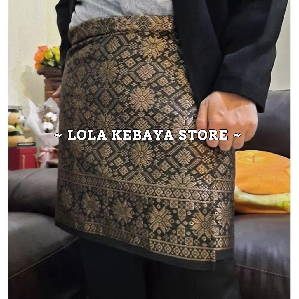 Jual LOLA KEBAYA STORE - Sarung Songket Pria Melayu || Rumpak Set ...