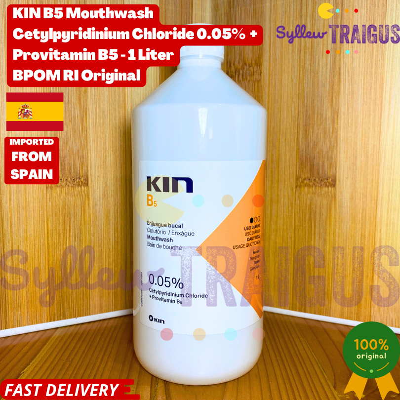 Jual KIN B5 Mouthwash Obat Kumur 0.05% Cetylpyridinium Cloride ...