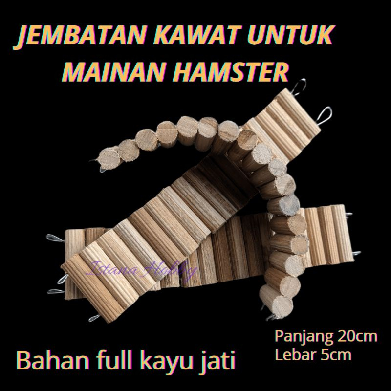 Jual Bendy Bridge Jembatan Hamster Kayu Fleksibel | Flexible Bendy ...