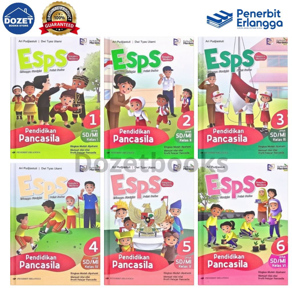 Jual Buku ESPS Pendidikan Pancasila (REVISI) Kelas 1 2 3 4 5 6 SD/MI Kurikulum Merdeka ERLANGGA ...