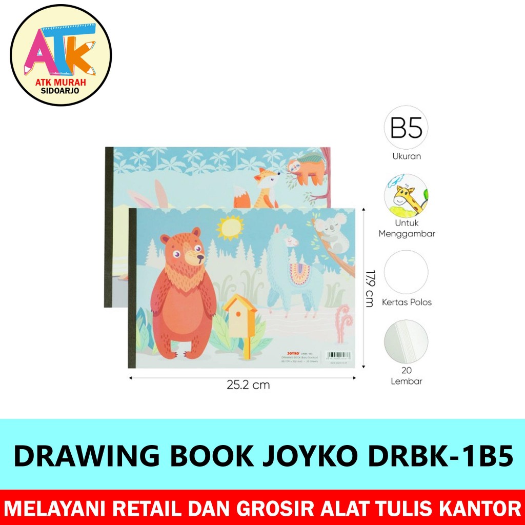 Jual BUKU GAMBAR - DRAWING BOOK JOYKO DRBK-1B5 | Shopee Indonesia