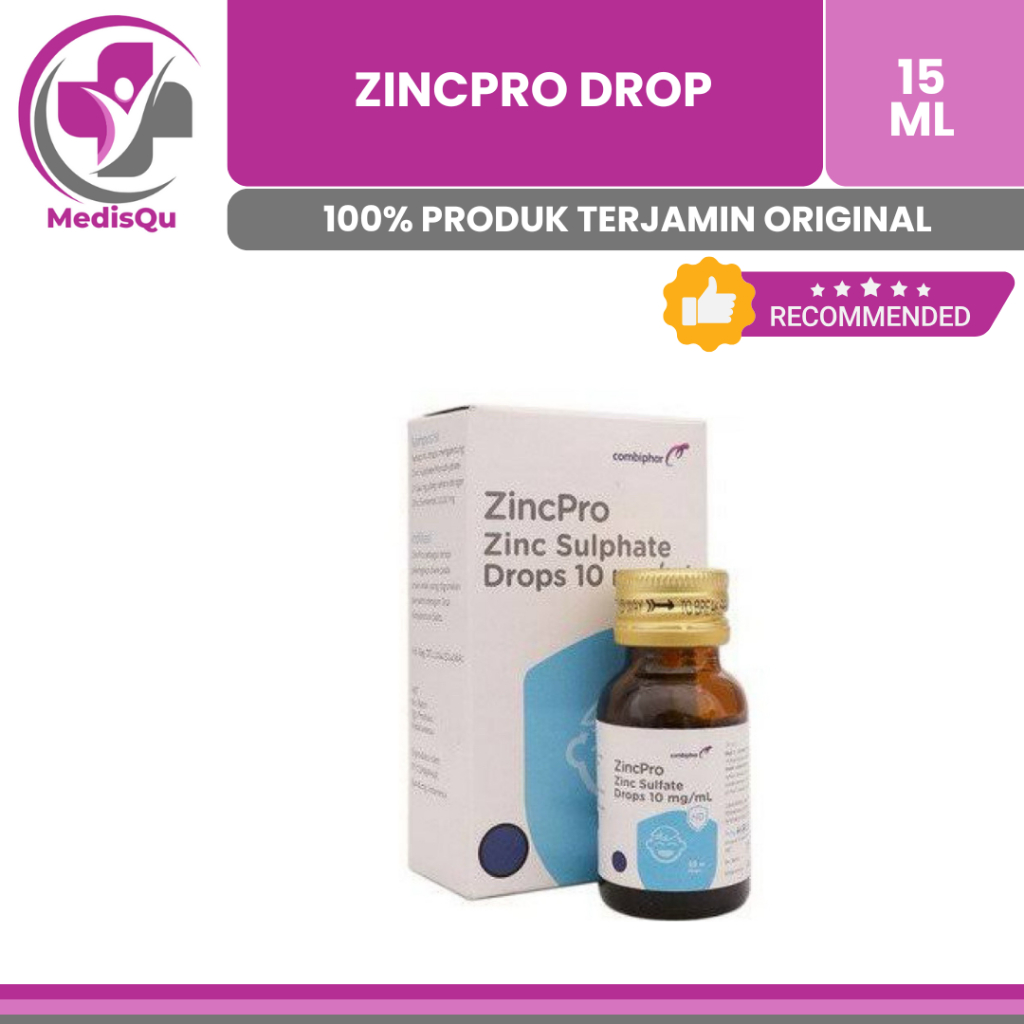 Jual ZINCPRO DROP 15ML | BOTOL SUPLEMEN ZINC MENGATASI DIARE PADA ANAK ...