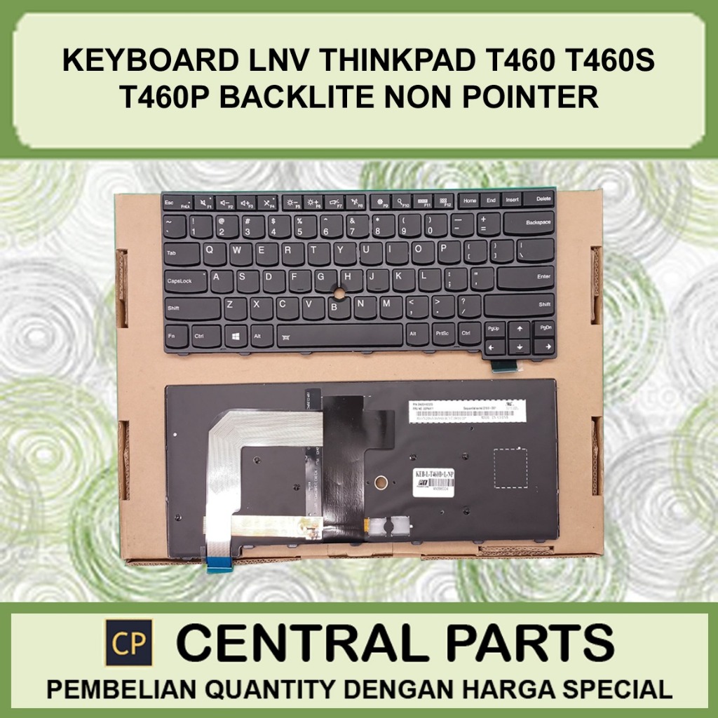 Jual Keyboard Lenovo Thinkpad T460 T460S T460P Backlight Non Pointer ...