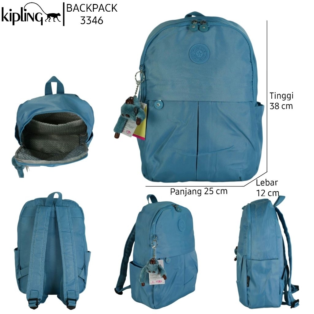 Jual Ransel Kipling 3346 Import Ukuran sedang kualitas Bagus tahan air ...
