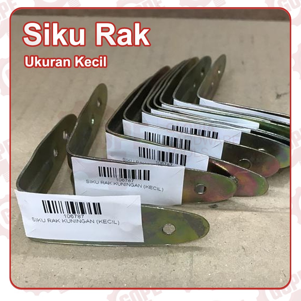 Jual Siku Rak Kuningan Kecil Siku Besi Furniture Lemari Per Pcs ...