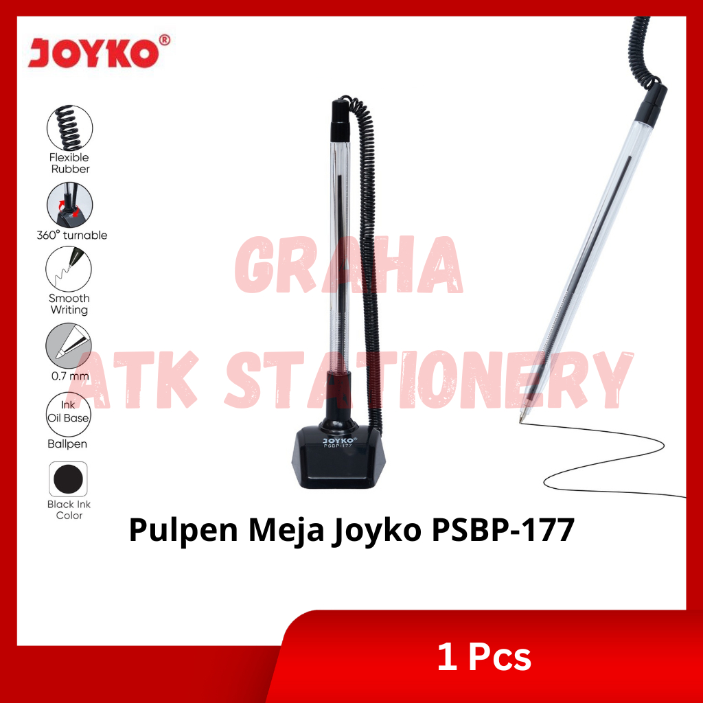 Jual [1 Pcs] Pulpen Meja Joyko PSBP-177 / Pen Stand / Desk Pen 0.7mm ...