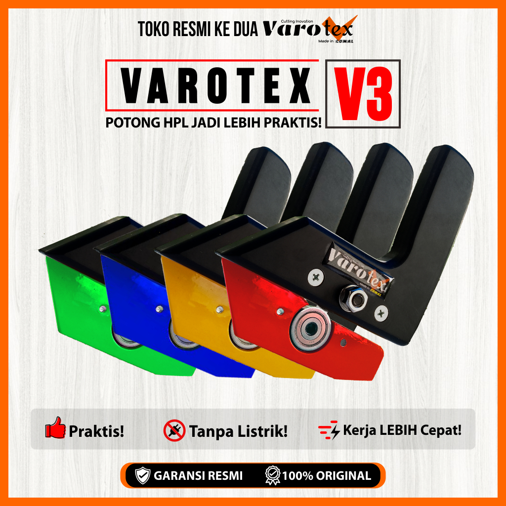 Jual Varotex V3 100% ORIGINAL Alat Potong HPL, HPL Cutter, Trimmer HPL ...