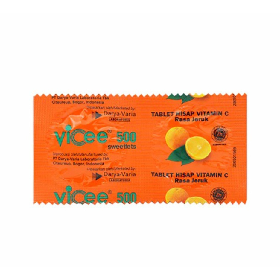 Jual VICEE 500 RASA ORANGE 20 TABLET/10 STRIP | Shopee Indonesia