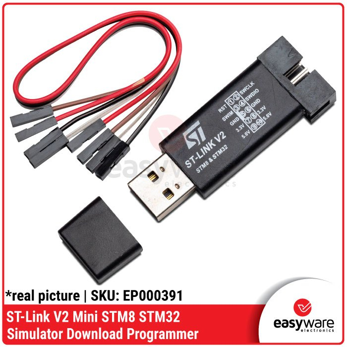 Jual ST-Link V2 Mini STM8 STM32 Simulator Download Programmer | Shopee ...