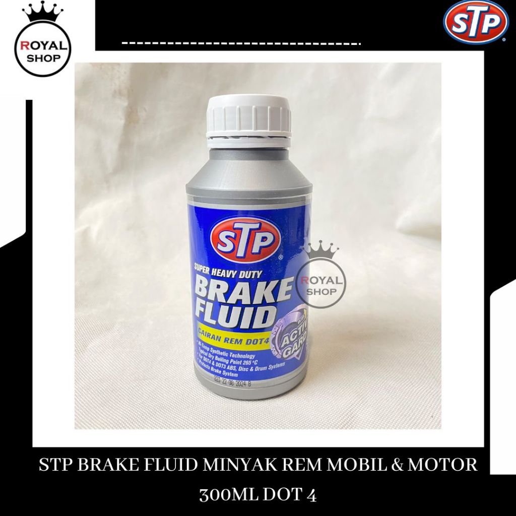 Jual STP BRAKE FLUID MINYAK REM MOBIL MOTOR 300ML DOT 4 | Shopee Indonesia
