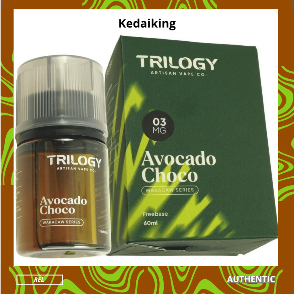 Jual WAKACAW V4 AVOCADO CHOCO LIQUID FREEBASE 60ML BY TRILOGY ORIGINAL ...