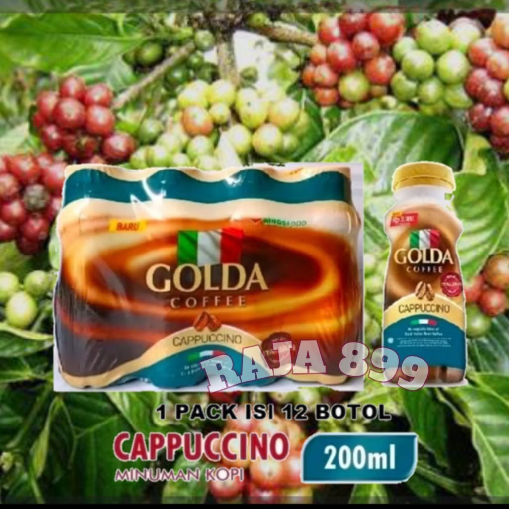 Jual GOLDA COFFEE CAPPUCINO PACK ISI 12 PCS X 200ML | Shopee Indonesia
