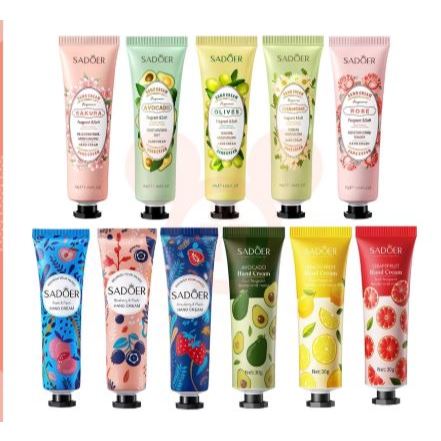 Jual Sadoer Fruit & Flower Floral Hand Cream Soft Warna Warni Krim Tangan Sakura Rose ...