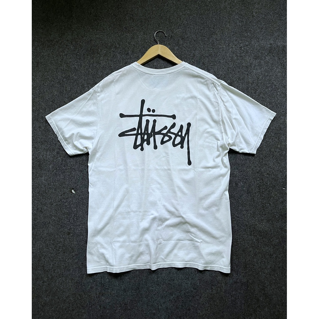 Jual Stussy Basic Tee White | Shopee Indonesia
