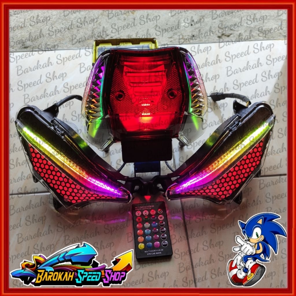 Jual Lampu Lazy Supra X 125 R Batman - Depan dan Belakang Full Custom ...