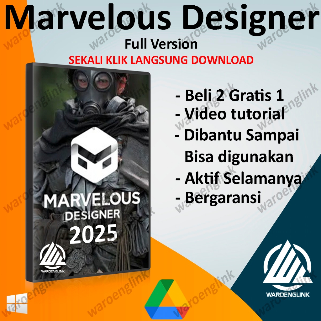 Jual Marvelous Designer 2025 | Video Install | Windows | Full Version | Lifetime | Shopee Indonesia