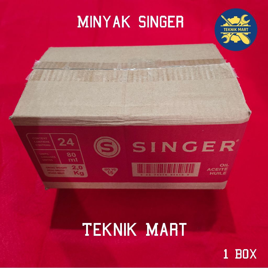 Jual Minyak Singer ORIGINAL (1 box isi 24 botol) | Shopee Indonesia