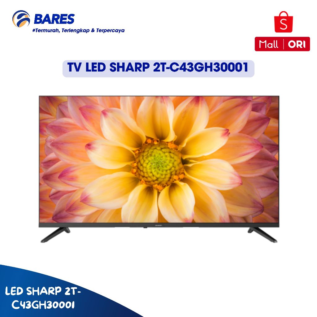 Jual SHARP LED TV 2T-C43GH30001 43 INCH | Shopee Indonesia