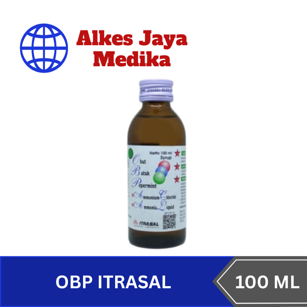 Jual OBP Itrasal 100 ml - Obat Batuk Putih 100ml | Shopee Indonesia