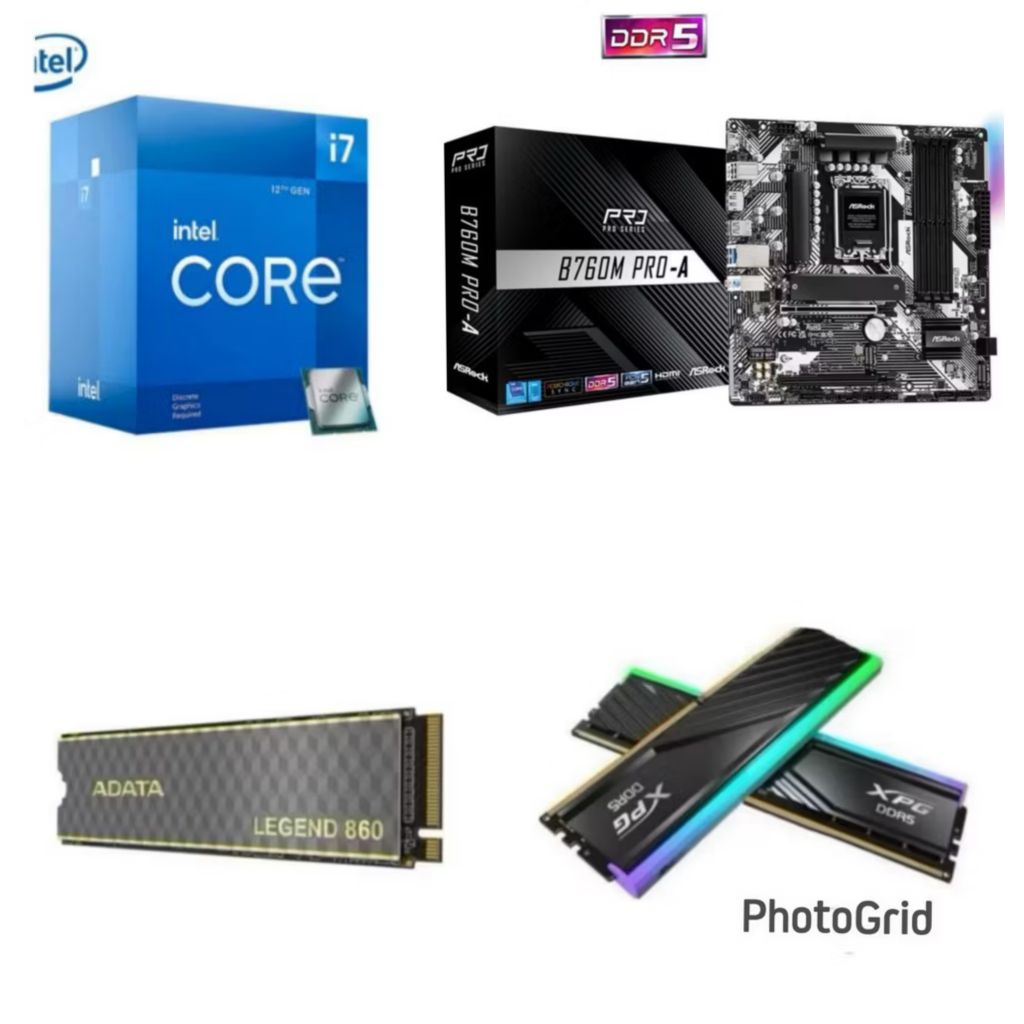 Jual Paket Processor Intel Core i7 12700 / i7 12700F Box Gen 12 LGA 1700 RAM DDR5 32GB / 64GB ...