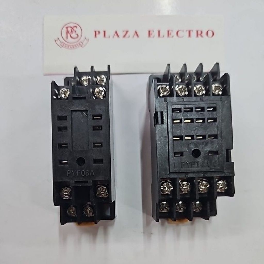 Jual SOKET RELAY 8 / 14P PIN KAKI LANCIP / TUMPUL SOCKET RILEY PYF08A ...