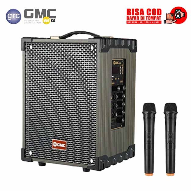 Jual GMC SPEAKER 899P MULTIMEDIA BLUETOOTH WIRELESS MIC - BISA INPUT ...