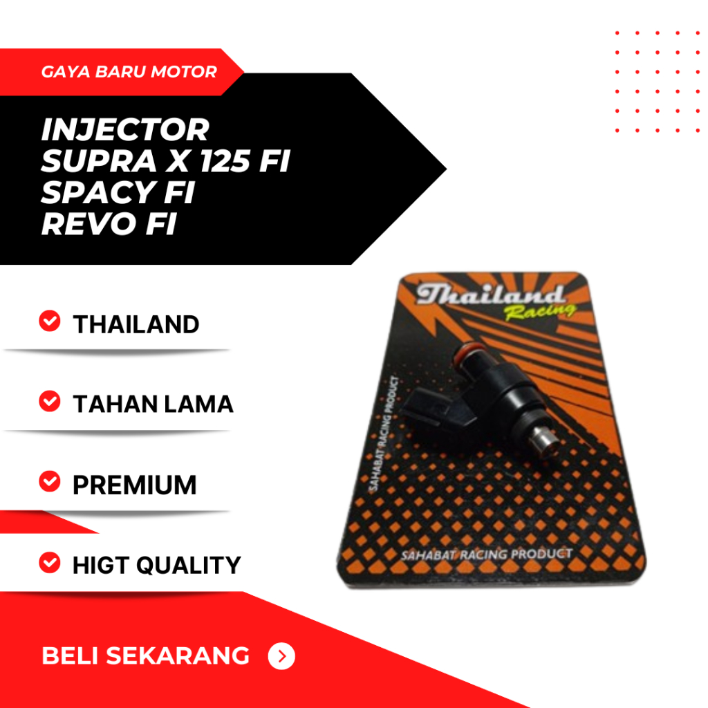 Jual THAILAND INJECTOR INJEKTOR SUPRA X 125 FI SUPRA X 125 HELM IN ...